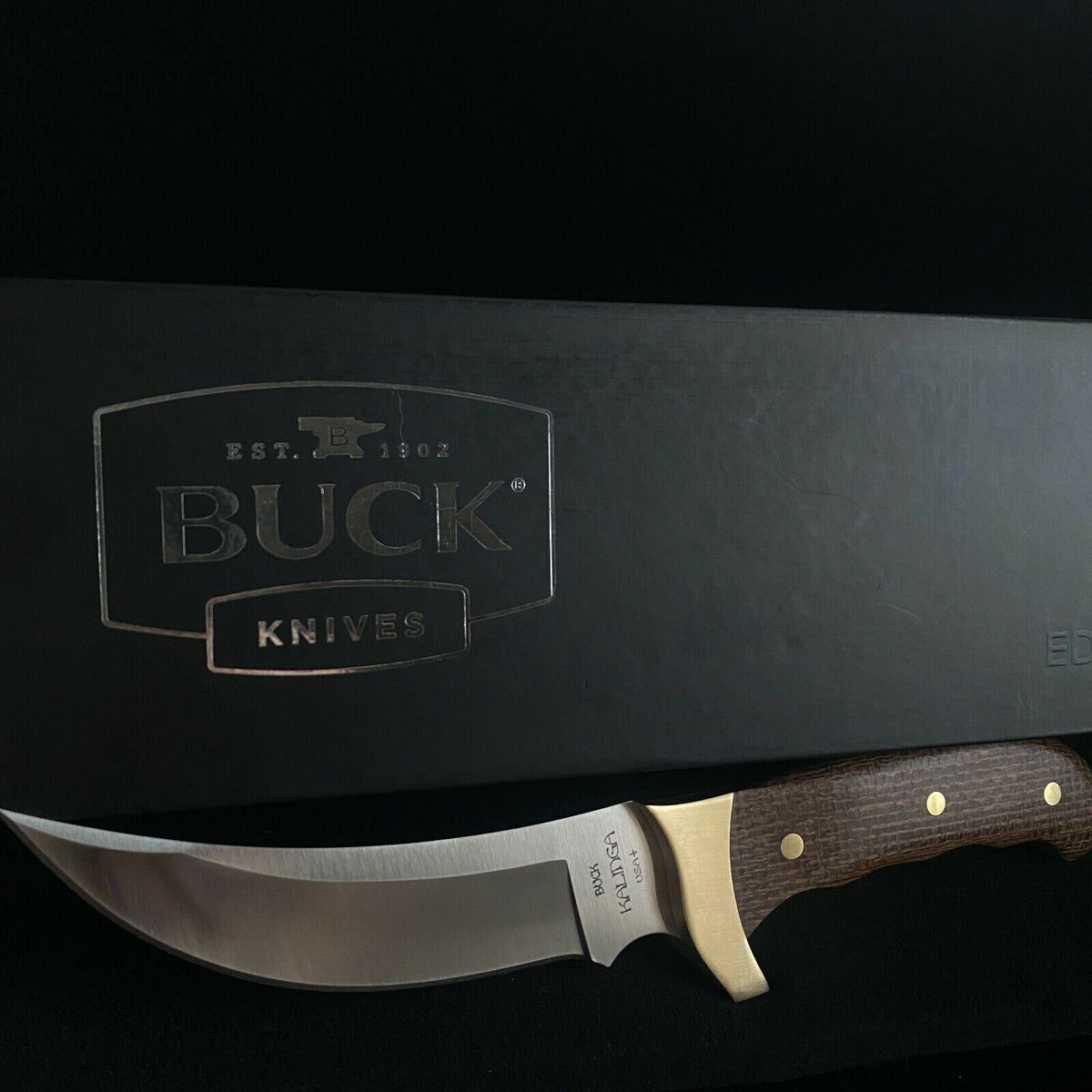 BUCK LEGACY COLLECTION 401 KALINGA SKINNER FIXED BLADE KNIFE S35VN PLA ...