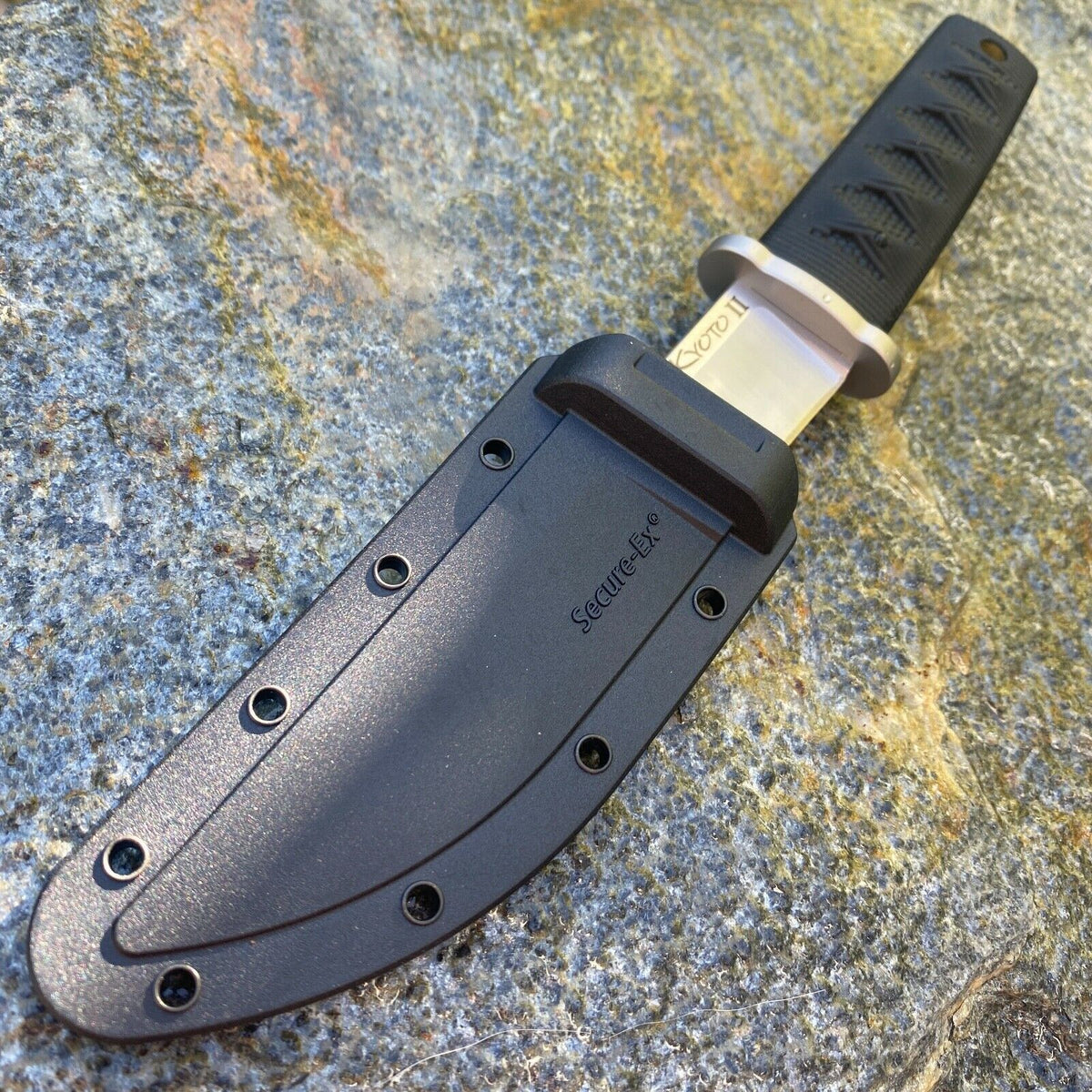 COLD STEEL BOOT KNIFE FIXED BLADE 3.25" REINFORCED POINT,KRAY-EX HANDL ...