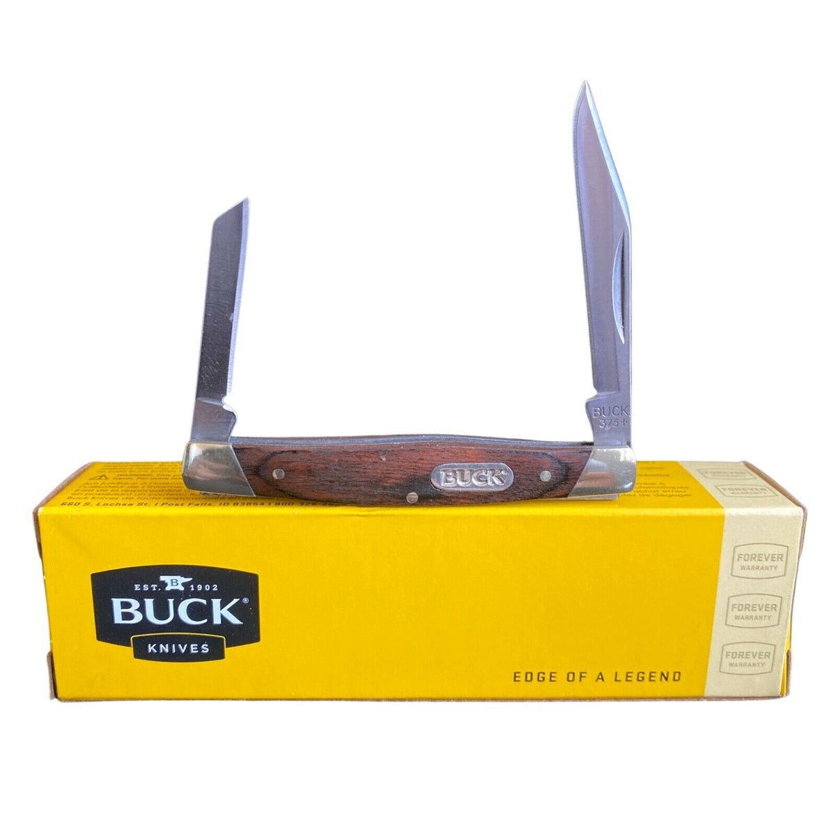 BUCK DEUCE FOLDING POCKET EVEYDAY CARRY KNIFE WITH WOOD HANDLE – CrowEdge